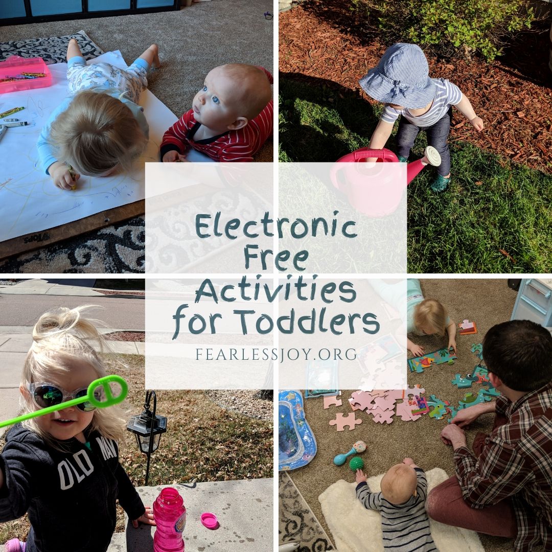 Electronic Free Activities For Toddlers – Fearless Joy